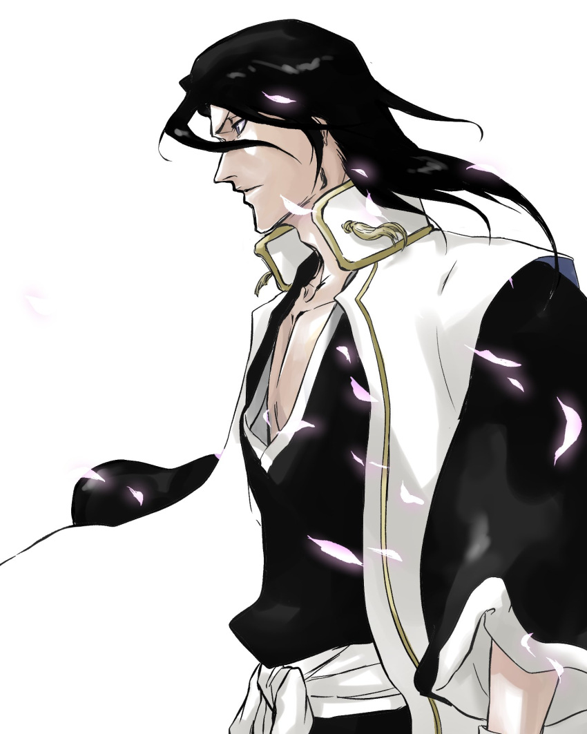 Safebooru - 1boy black hair black kimono bleach bleach: sennen kessen ...