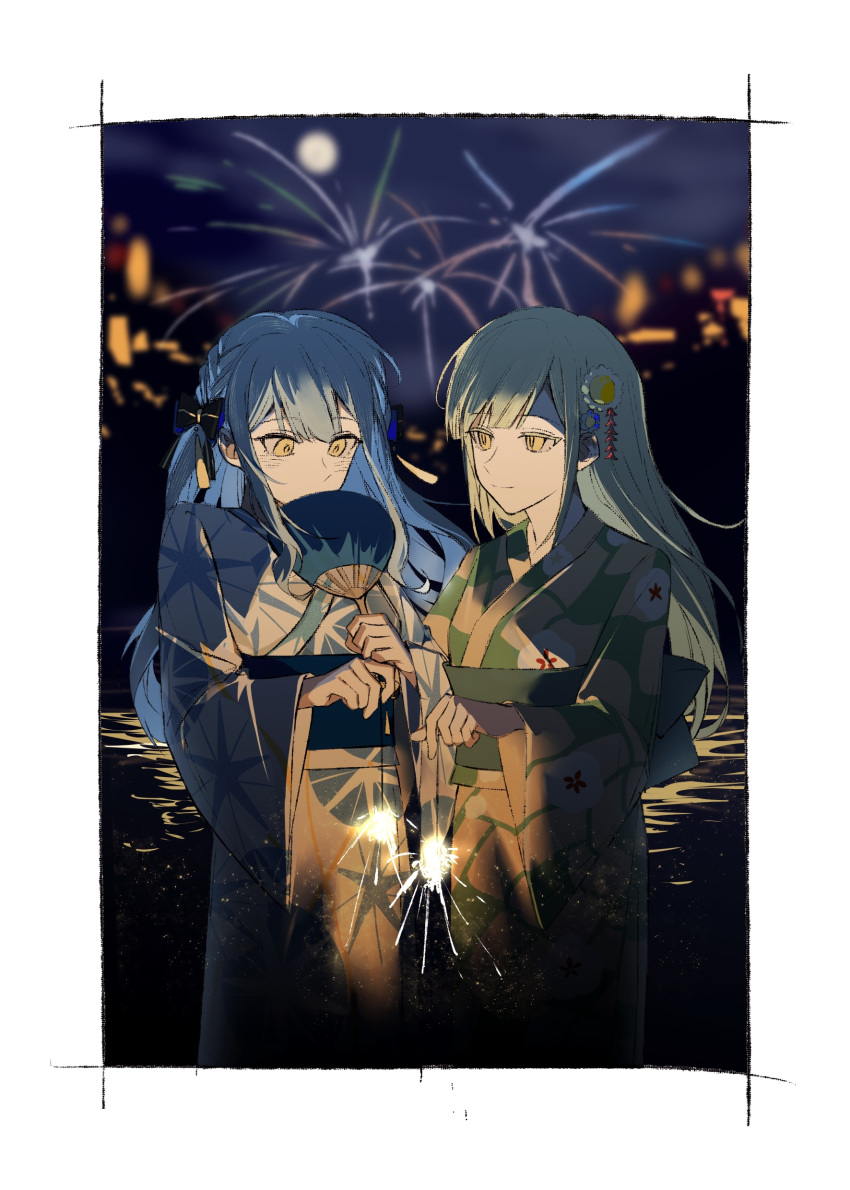 Safebooru - 2girls absurdres alternate costume backlighting baiyubyy bang dream! bang dream! it ...