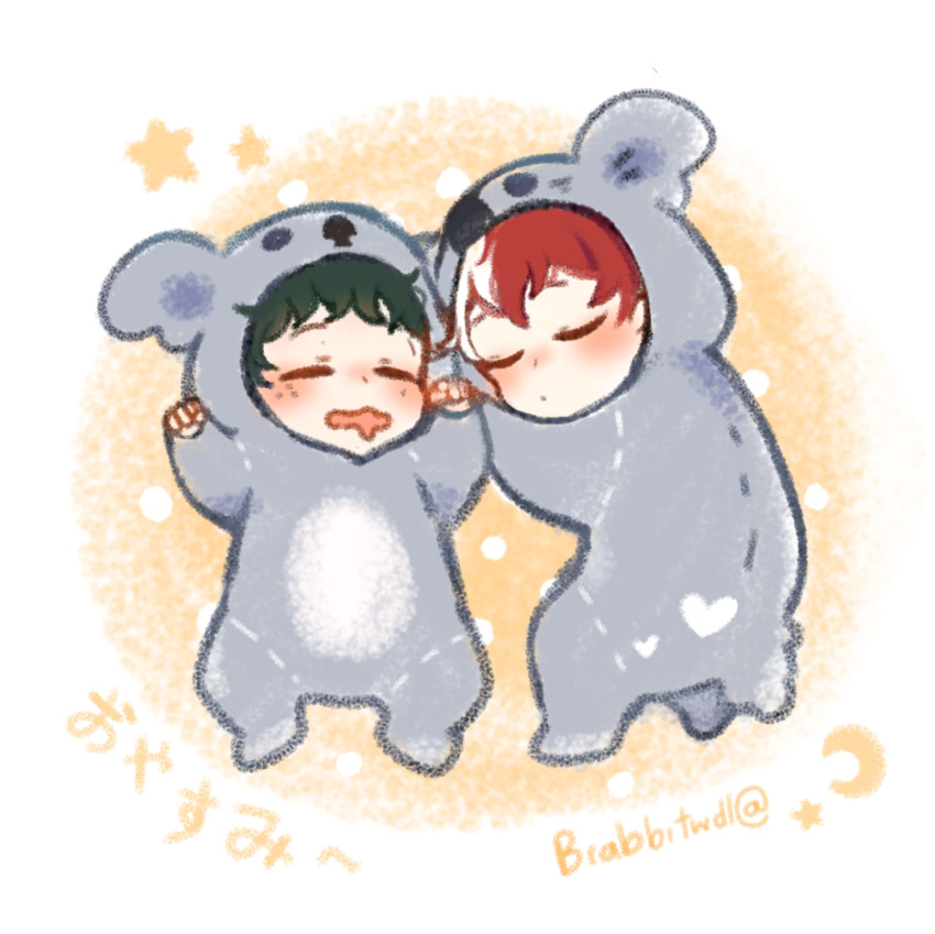 Safebooru - 2boys aged down artist name boku no hero academia ...