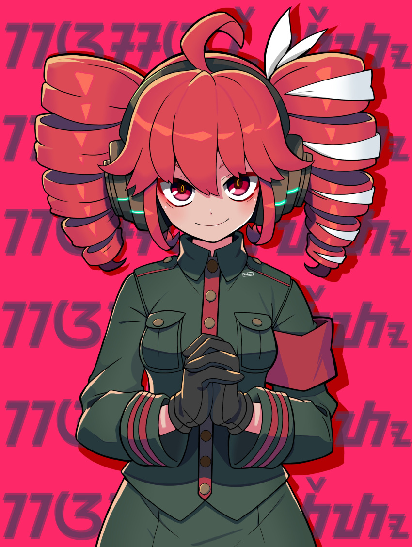 Safebooru - 1girl absurdres adapted costume ahoge armband black hair black shirt black skirt ...