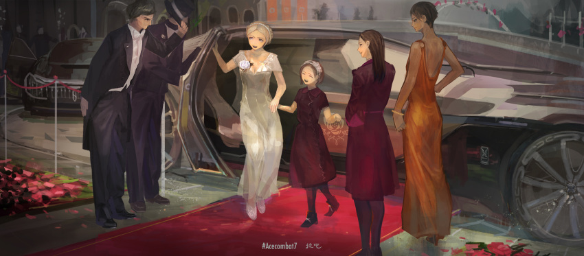 Safebooru - 2boys 3girls 4girls absurdres ace combat 7 avril mead braid ...