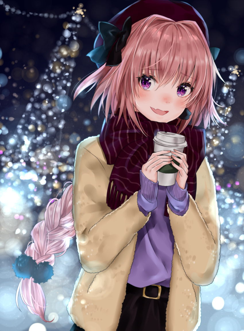 Safebooru - 1boy :d androgynous astolfo (fate) azaka (rionrita) belt ...