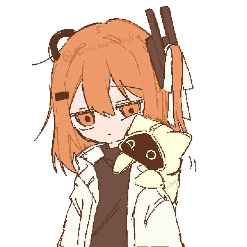 Safebooru - 1boy 1girl a.i. voice adachi rei black shirt closed mouth ...