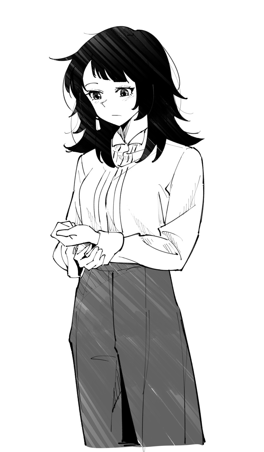 Safebooru - 1girl absurdres bang dream! bang dream! it's mygo!!!!! blush closed mouth commentary ...