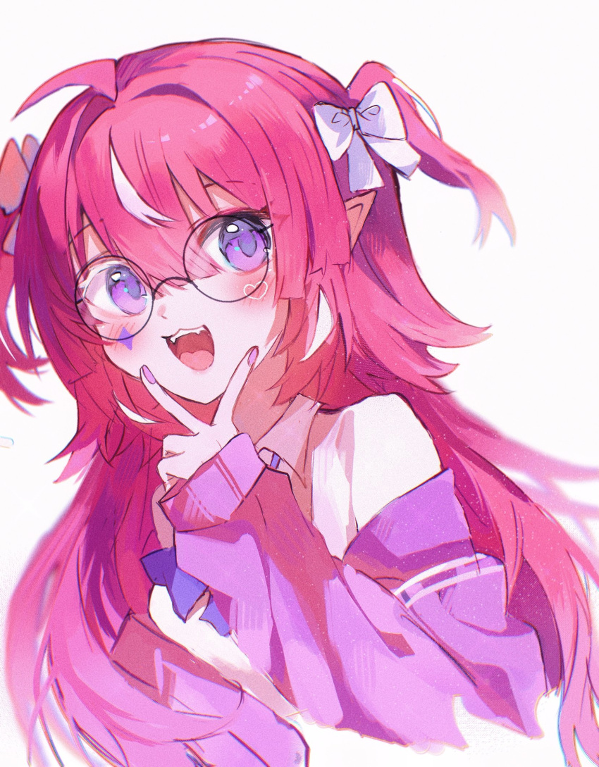 Safebooru - 1girl blush bow camila (vtuber) colored eyelashes diamond ...