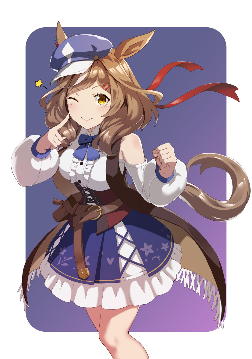 Safebooru - 1girl absurdres animal ears blush breasts brown eyes brown hair clenched hand ...