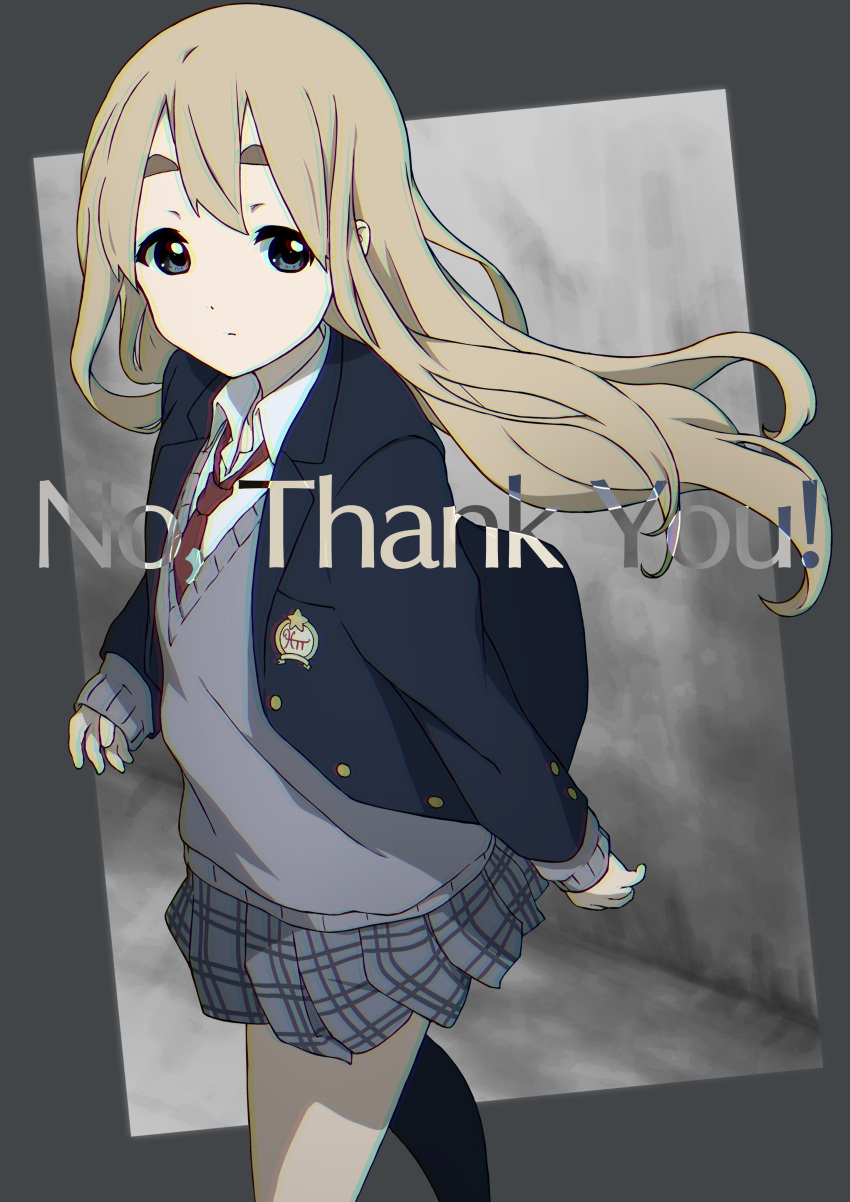 Safebooru - 1girl absurdres blonde hair blue eyes closed mouth expressionless highres k-on ...
