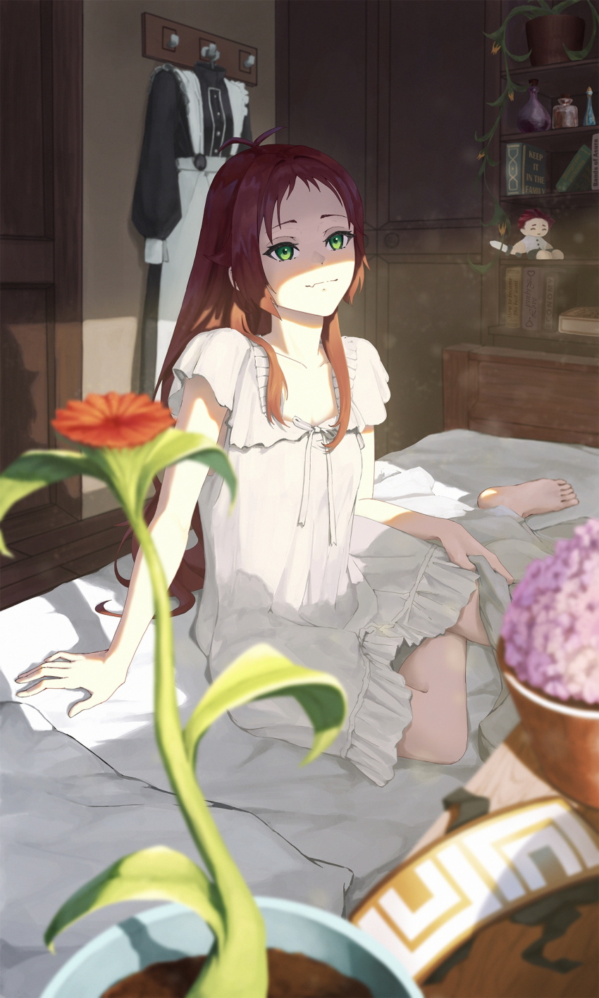 Safebooru - 1girl absurdres aisha greyrat aqwariate book commentary english commentary fang ...