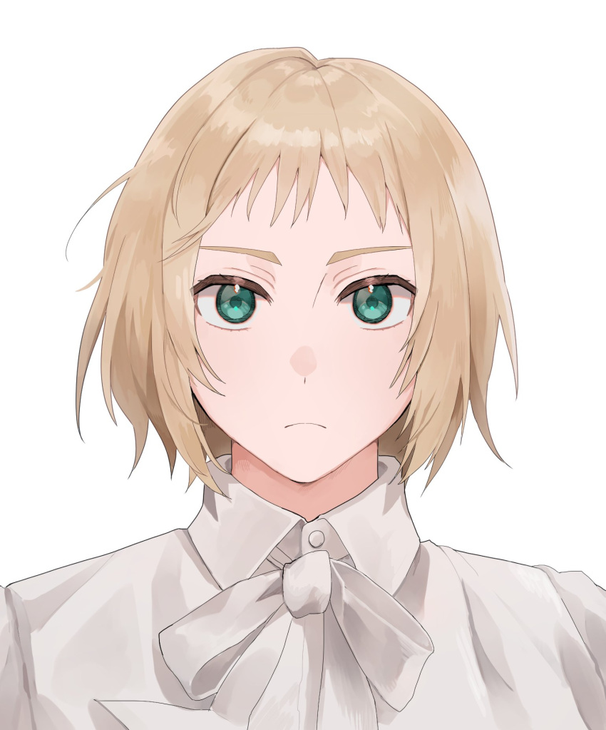 Safebooru - 1boy aqua eyes axis powers hetalia blonde hair bow bowtie buttons closed mouth ...