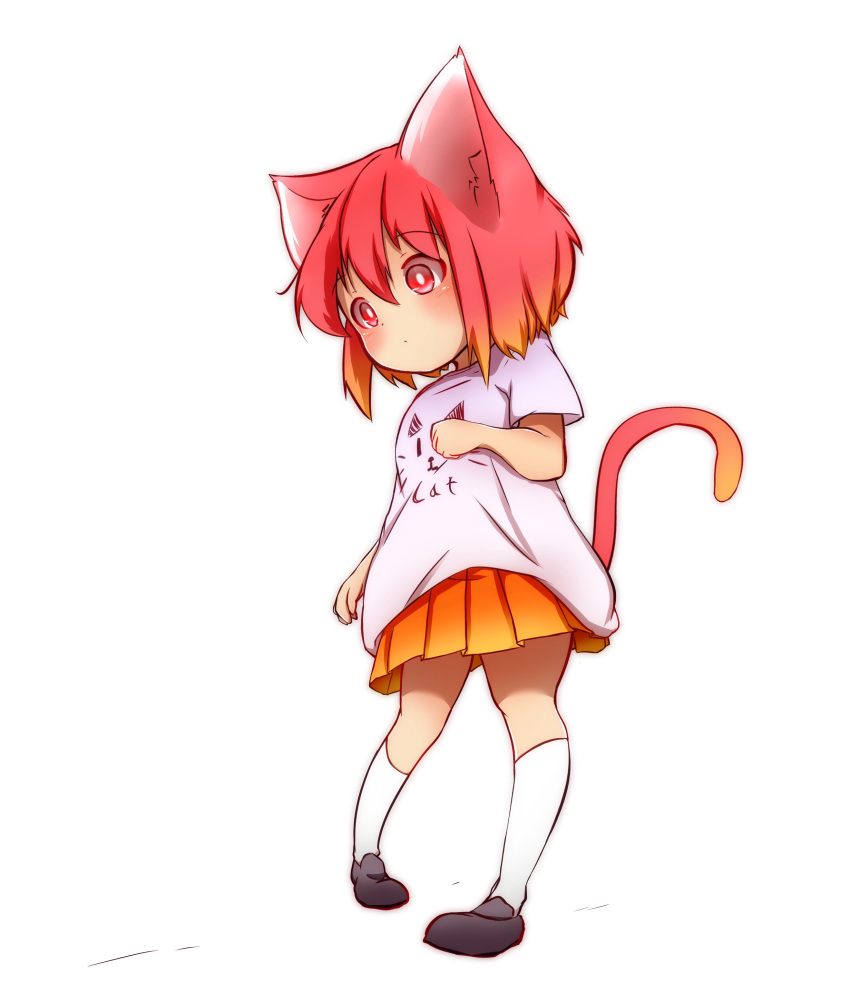 Safebooru - 1girl absurdres akaneko (idaten93) animal ear fluff animal ears bangs black footwear ...