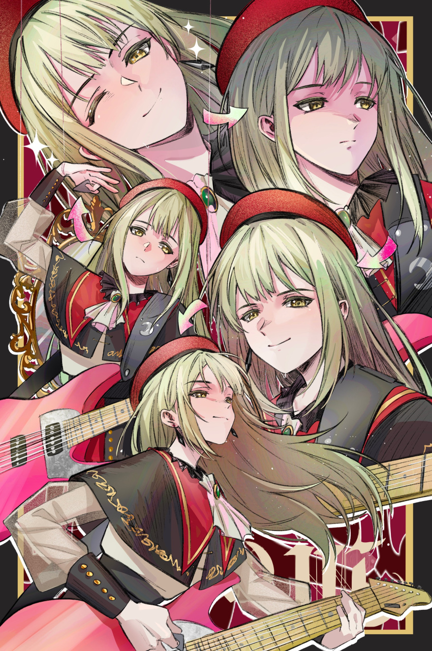 Safebooru - 1girl ;) absurdres arrow (symbol) ascot bang dream! bang dream! it's mygo!!!!! beret ...