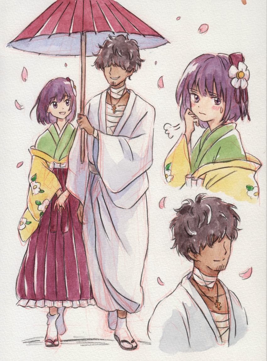 Safebooru - 1girl 37dauu absurdres bandages blunt bangs blush bow commission commissioner name ...