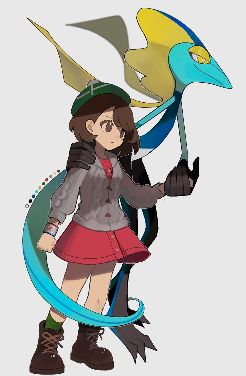 Safebooru - 1girl 950magi618 absurdres boots brown boots brown eyes ...