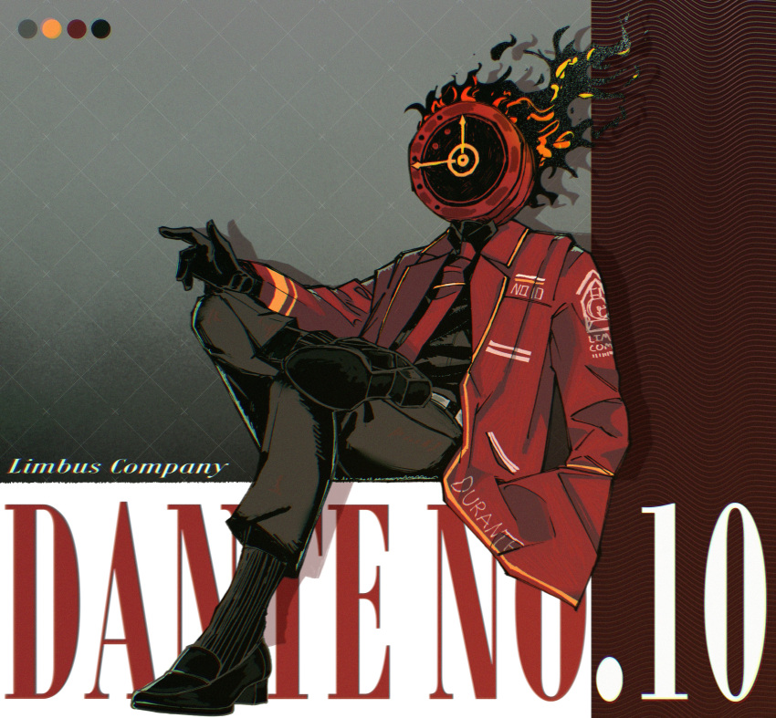 Safebooru - 1other absurdres black pants black shoes black socks ...