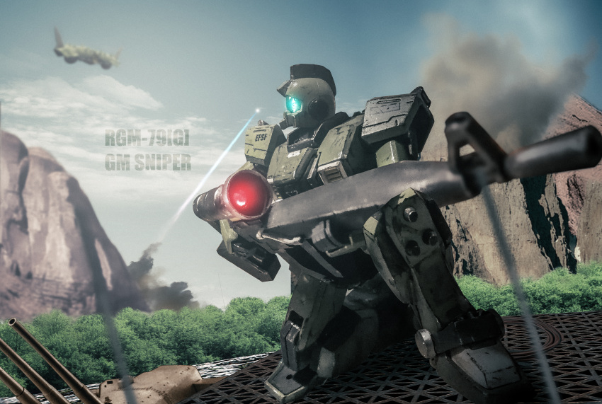 Safebooru - absurdres apsalus ii forest gm sniper gundam gundam 08th ms ...