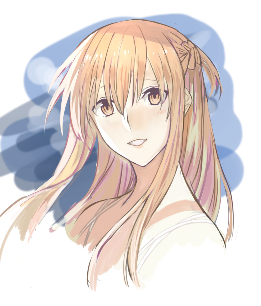 Safebooru - 1girl asuna (sao) blonde hair braid brown eyes cropped ...