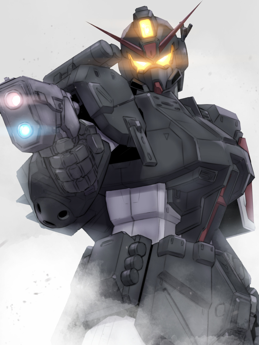 Safebooru - aiming commentary glowing glowing eyes gm spartan rg gun ...