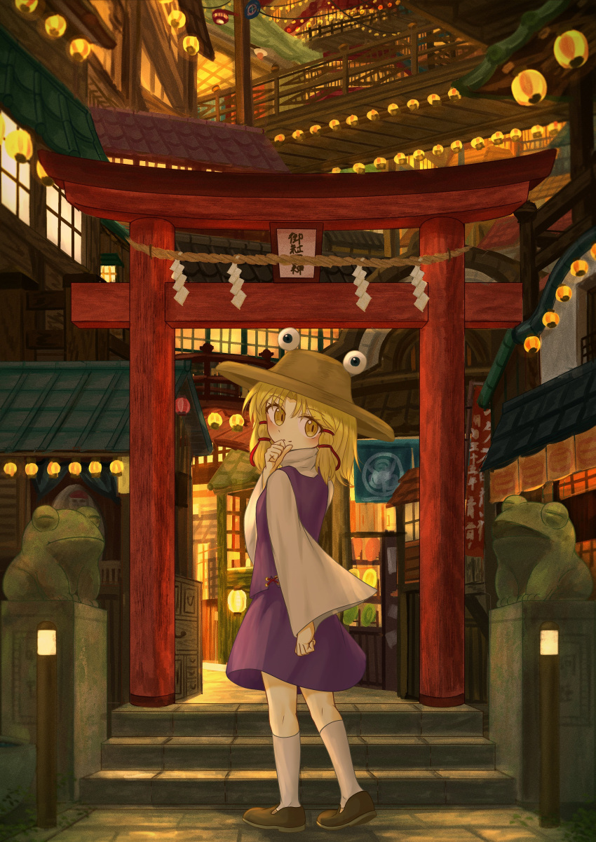 Safebooru - absurdres blonde hair brown hat commentary ekaapetto hat highres moriya suwako ...