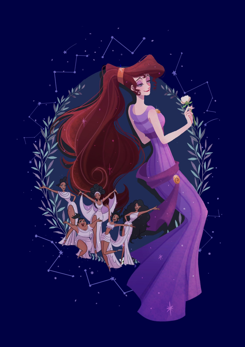 Safebooru - 6+girls calliope (disney) clio (disney) commentary dress ...