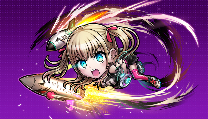 Safebooru - 1girl blonde hair blue eyes breasts chibi chibi only full ...