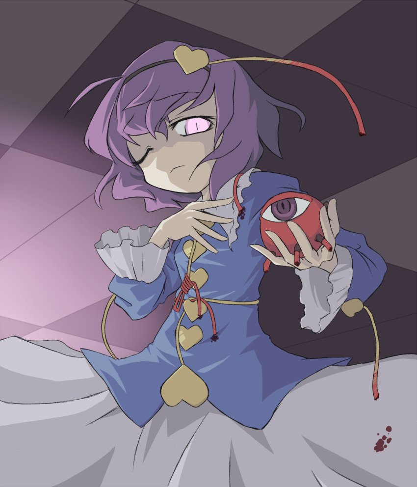 Safebooru - blood eyes highres komeiji satori komeiji satoshi long ...