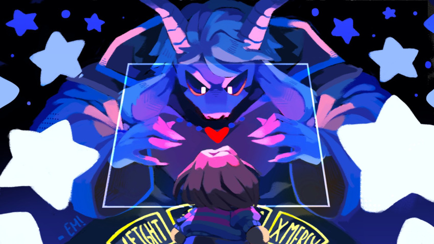 Safebooru - 1boy 1other asriel dreemurr asriel dreemurr (god of ...