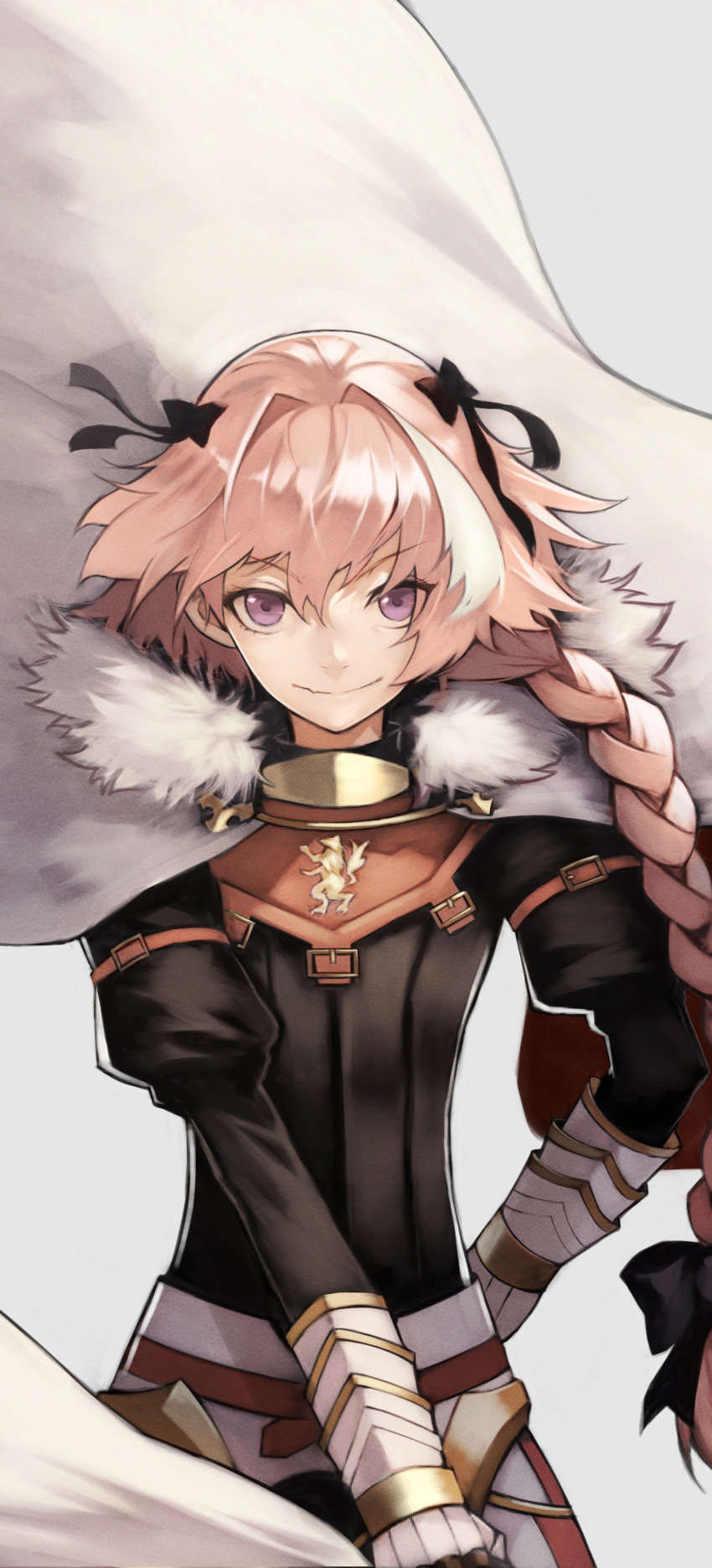 Safebooru - 1boy 55level absurdres arm behind back armor astolfo (fate ...