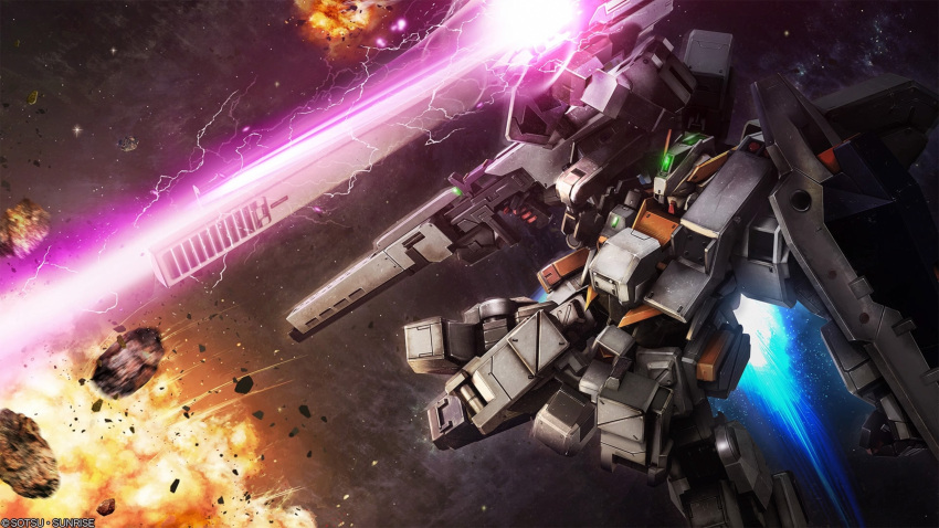 Safebooru - absurdres advance of zeta asteroid beam cannon beam rifle ...