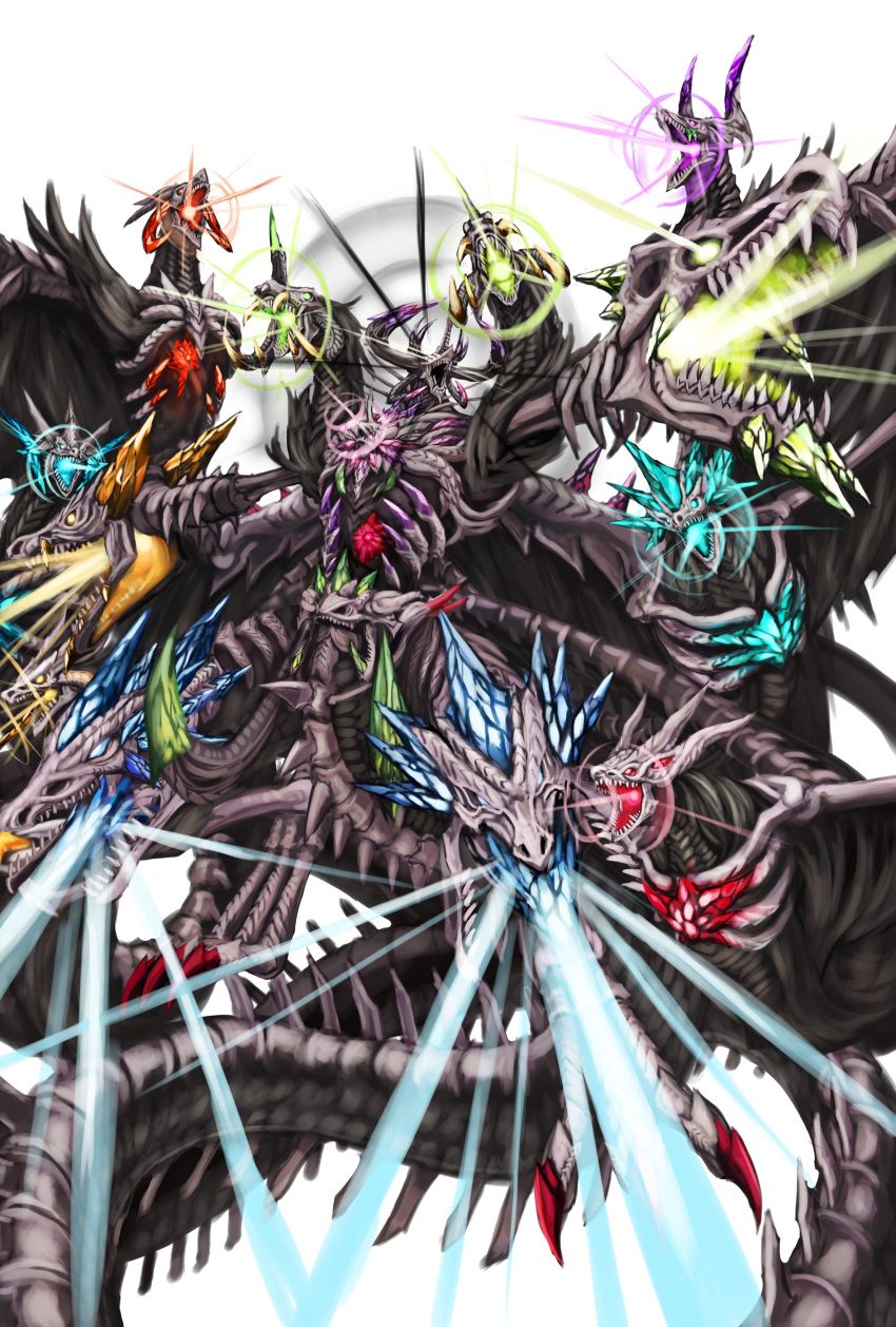 Safebooru - absurdres dragon duel monster highres horns mementoal ...