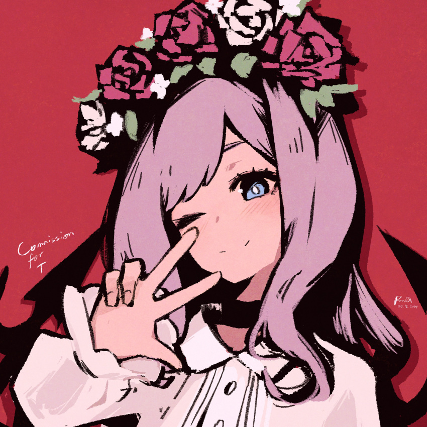 Safebooru - 1girl absurdres atarashi coco blue eyes bright pupils ...