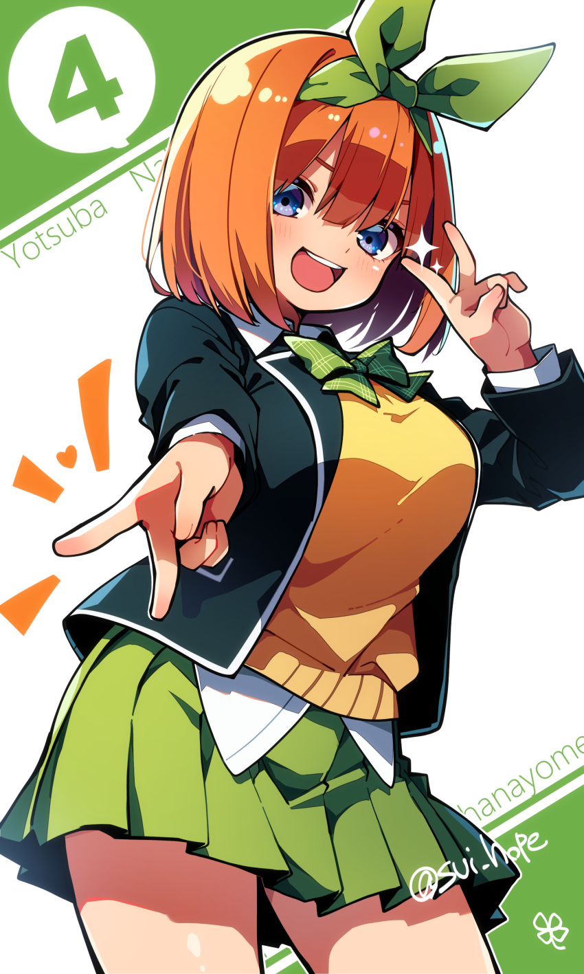 Safebooru - 1girl absurdres artist name black jacket blazer blue eyes bow bowtie breasts ...