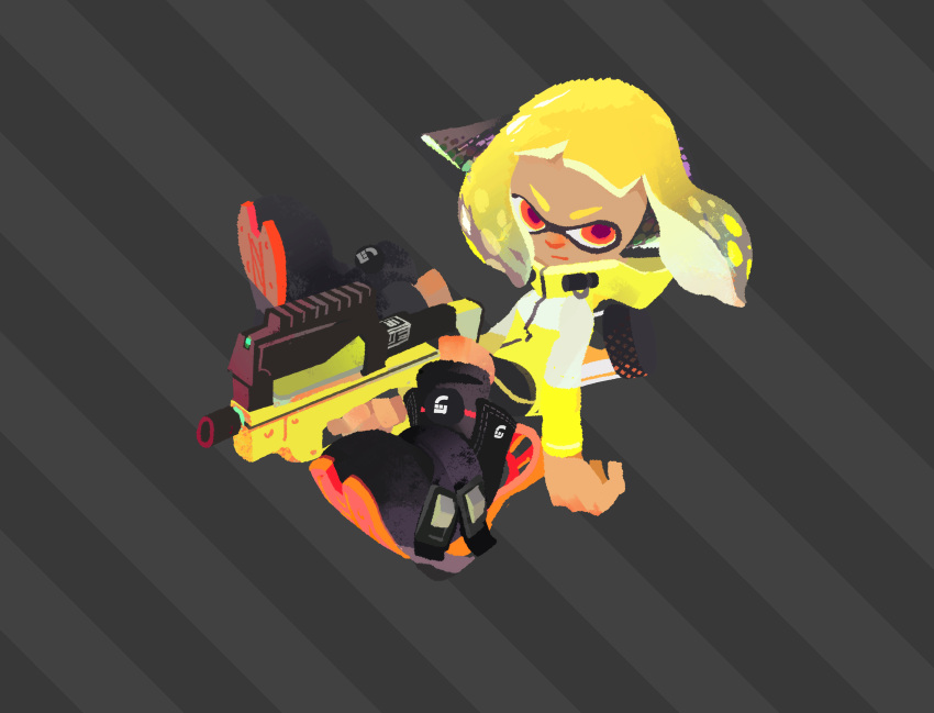 Safebooru - 1girl absurdres agent 4 (splatoon) arm at side artist ...