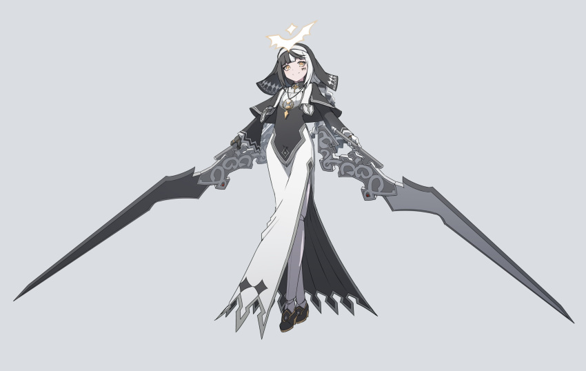 Safebooru - 1girl absurdres arrow cross black capelet black hair borrowed character braid ...