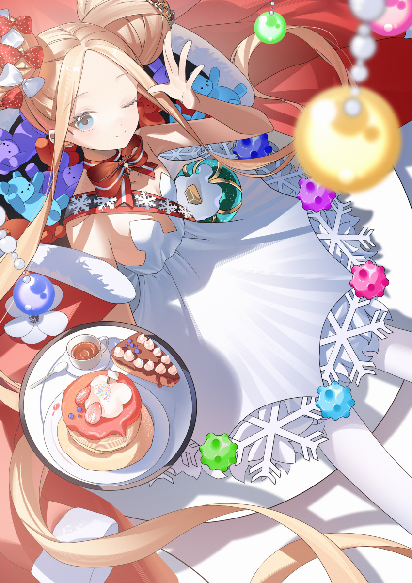 Safebooru - 1girl abigail williams (fate) abigail williams (santa) (fate) absurdres blonde hair ...