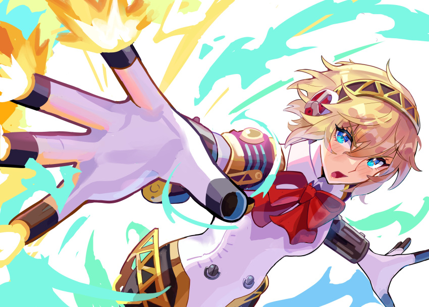Safebooru - absurdres aigis (persona) blonde hair blue eyes breasts ...