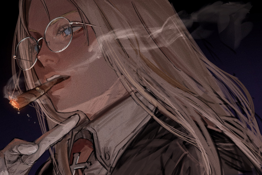 Safebooru - 1girl blonde hair blue eyes dark-skinned female dark skin ...