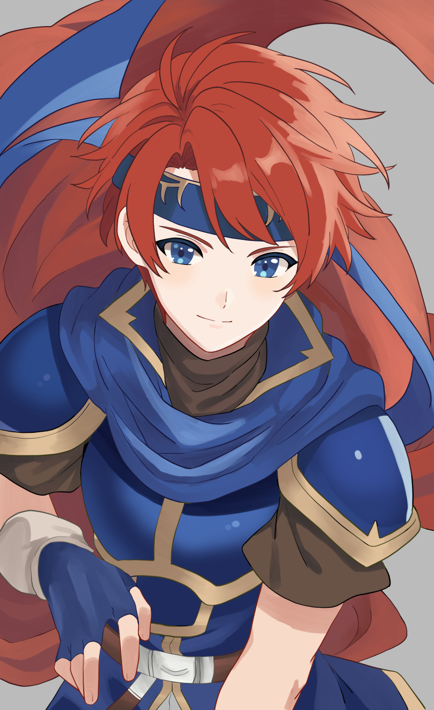 Safebooru - 1boy absurdres armor blue eyes blue hair brown shirt cape ...