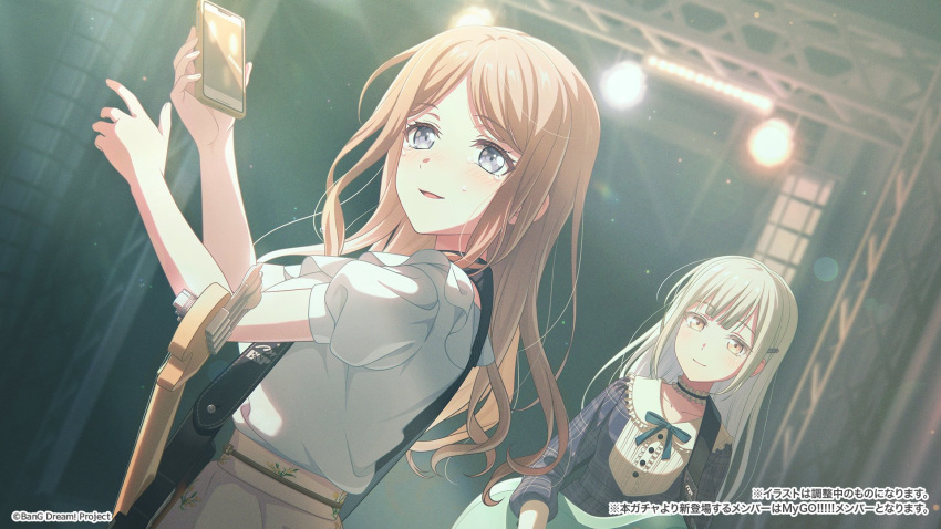 Safebooru - 2girls bang dream! bang dream! it's mygo!!!!! bass guitar blue dress blue eyes brown ...