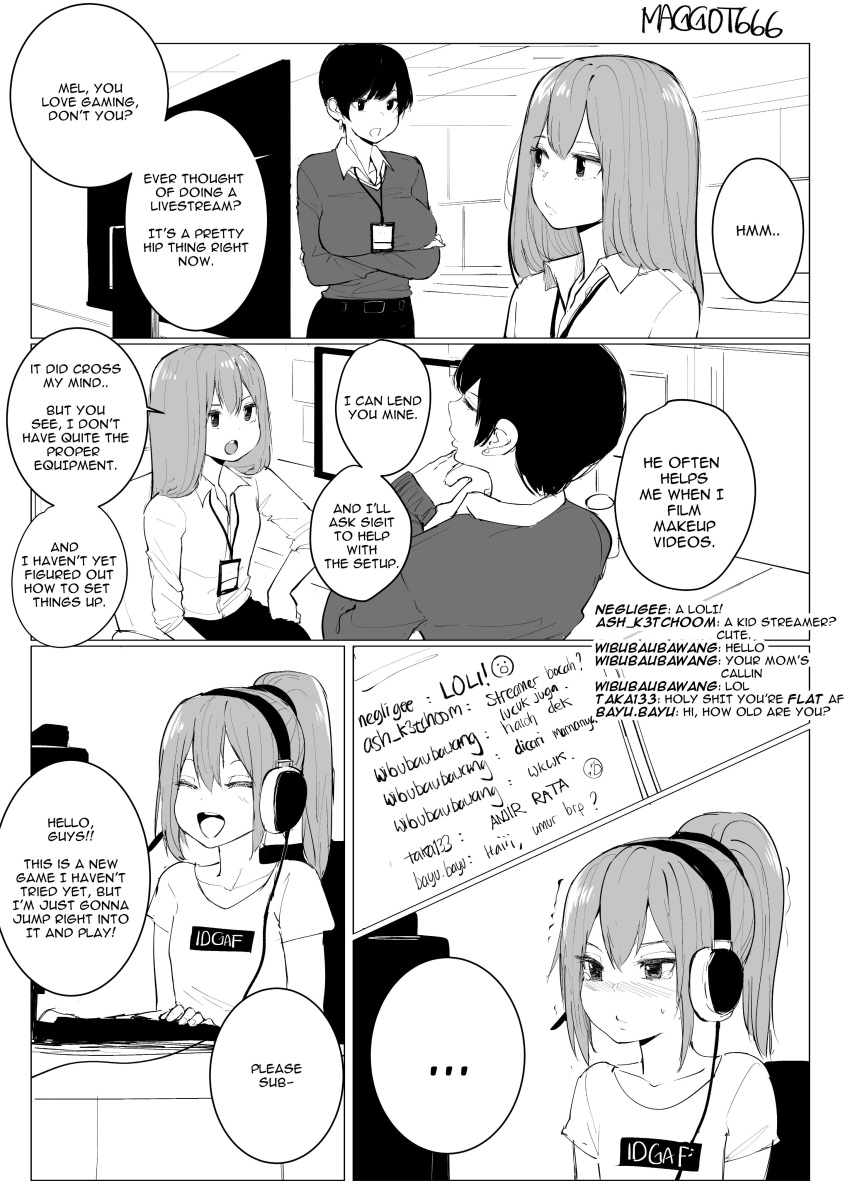 Safebooru - 2girls absurdres at computer blush breast hold breasts ...