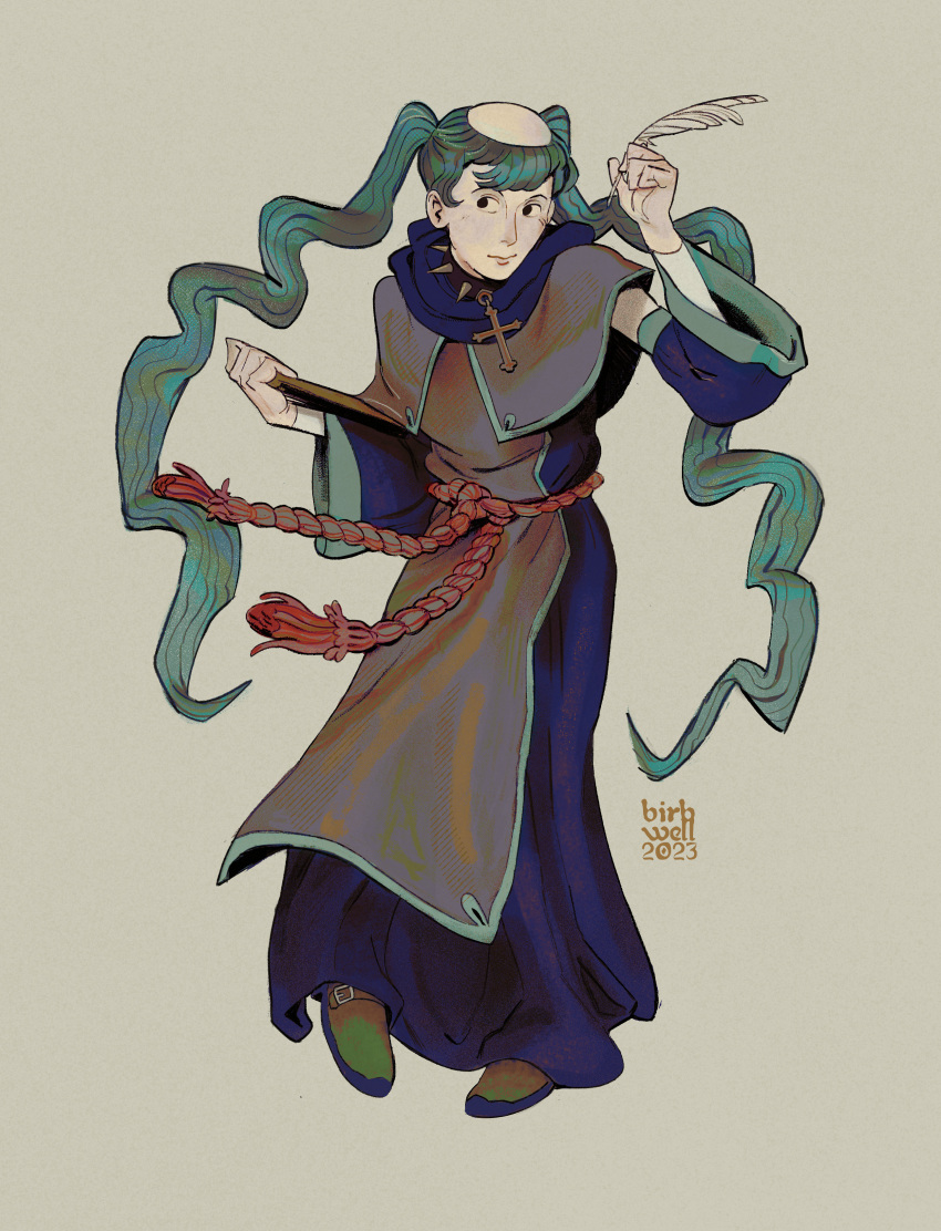 Safebooru - 1girl absurdres alternate costume alternate hairstyle artist name birbwell black ...