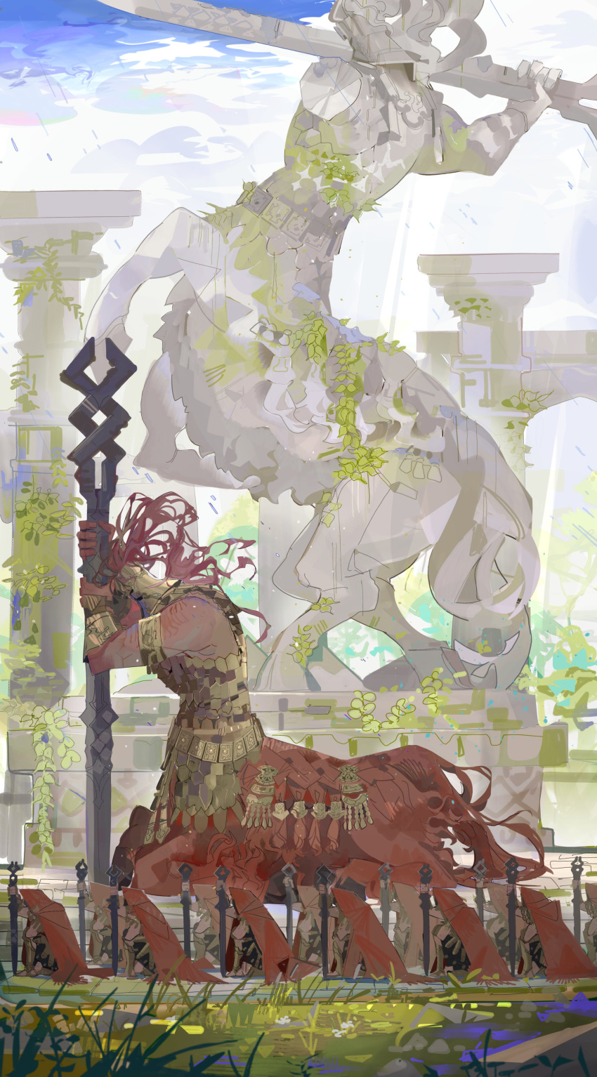 Safebooru - 6+others absurdres armor centaur fate/grand order fate ...