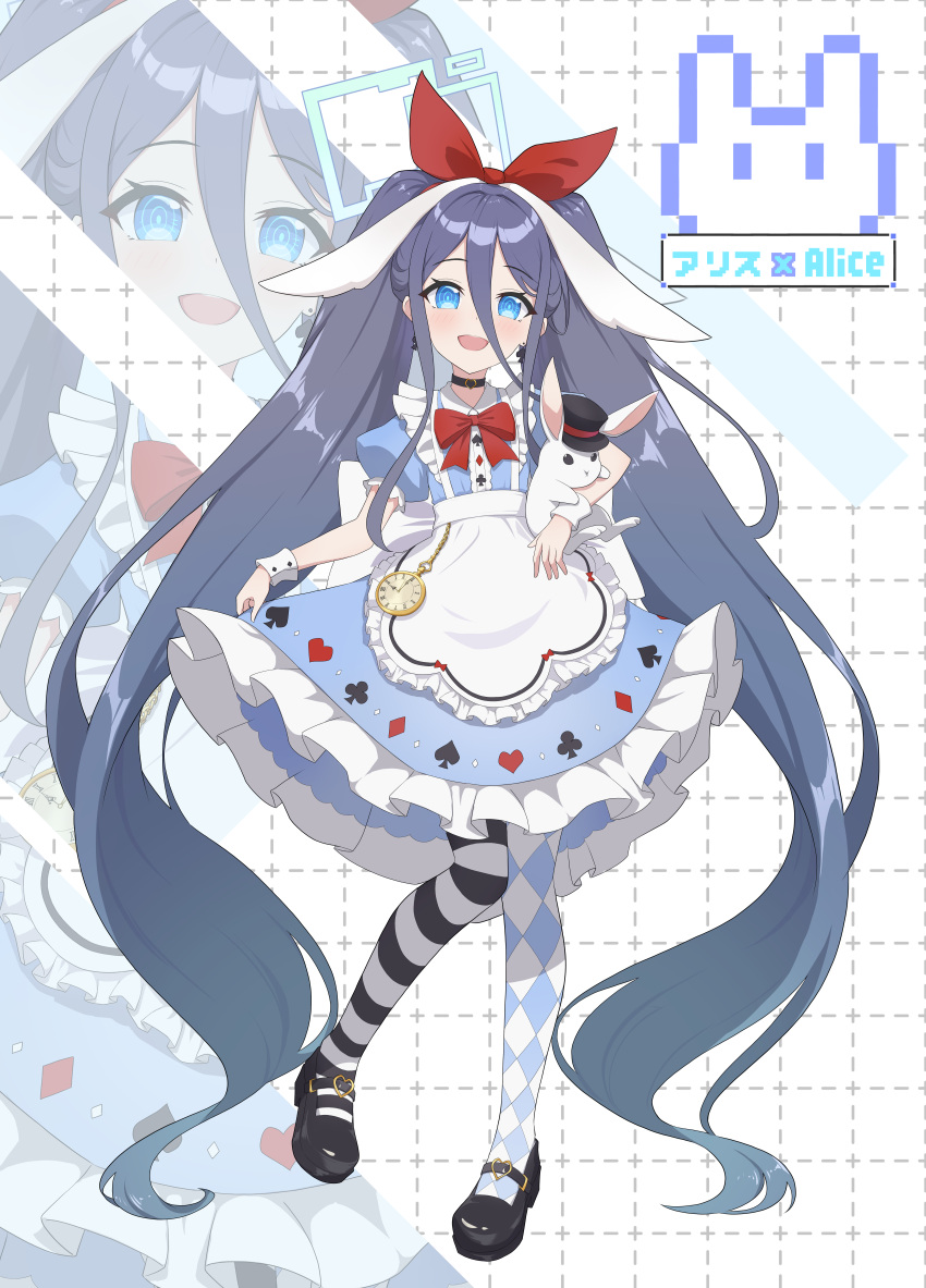 Safebooru - 1girl absurdly long hair absurdres alice (alice in wonderland) alternate costume ...