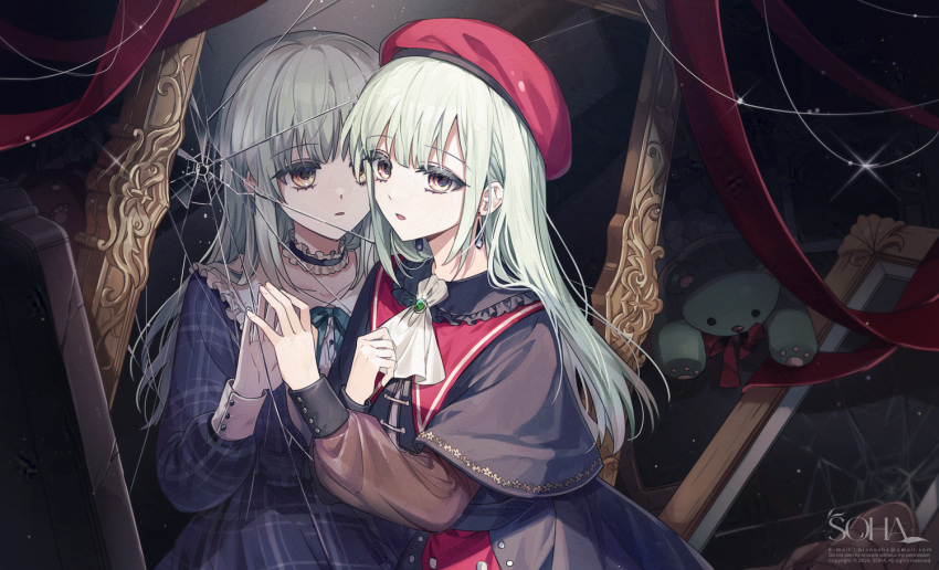 Safebooru - 2girls ascot bang dream! bang dream! it's mygo!!!!! beret black dress blunt bangs ...