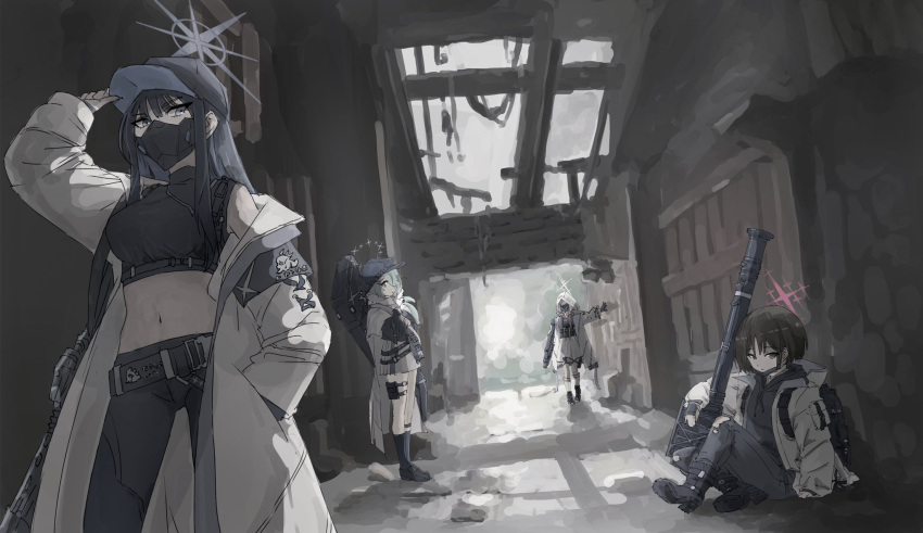 Safebooru - 4girls arius squad (blue archive) atsuko (blue archive ...