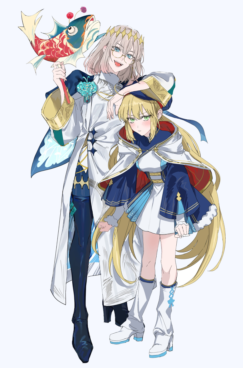 Safebooru - 1boy 1girl absurdres artoria caster (fate) artoria pendragon (fate) blonde hair blue ...
