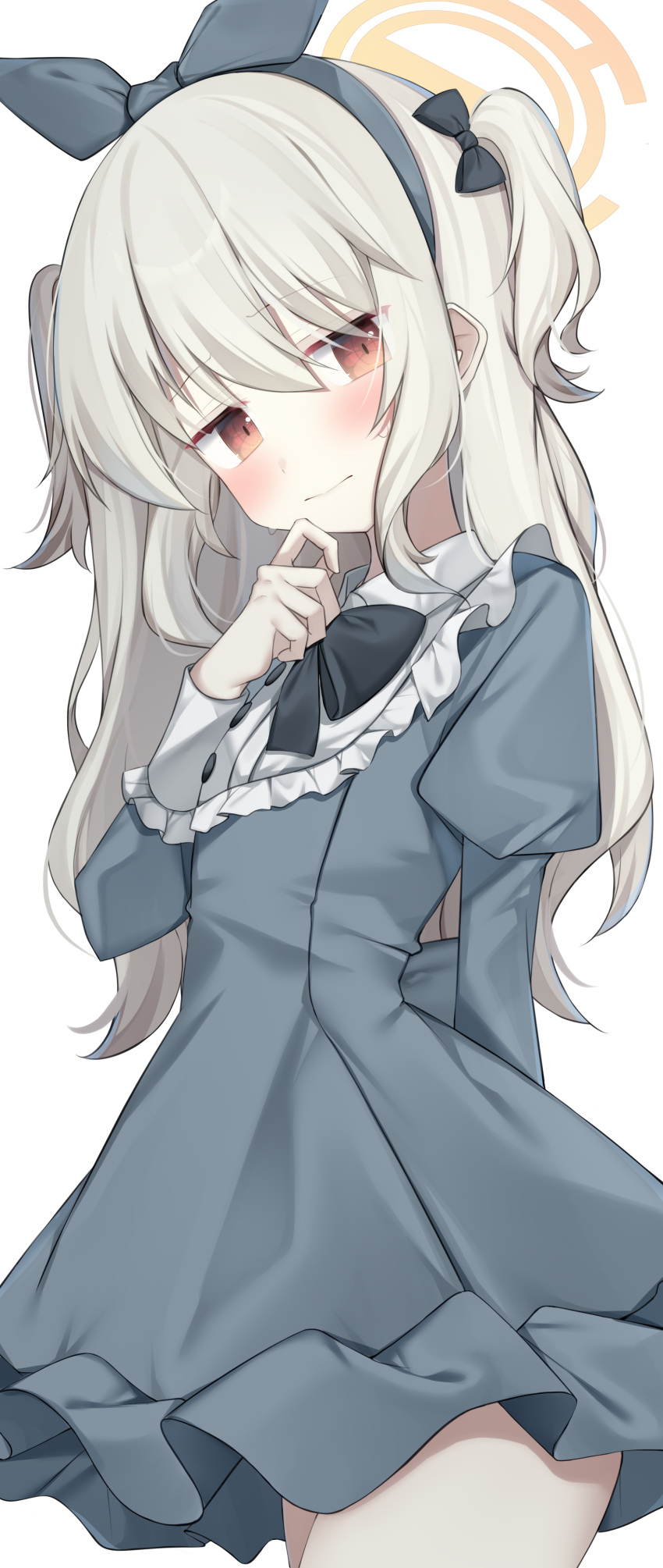 Safebooru - 1girl absurdres alternate costume aoba (blue archive) blonde hair blue archive blush ...