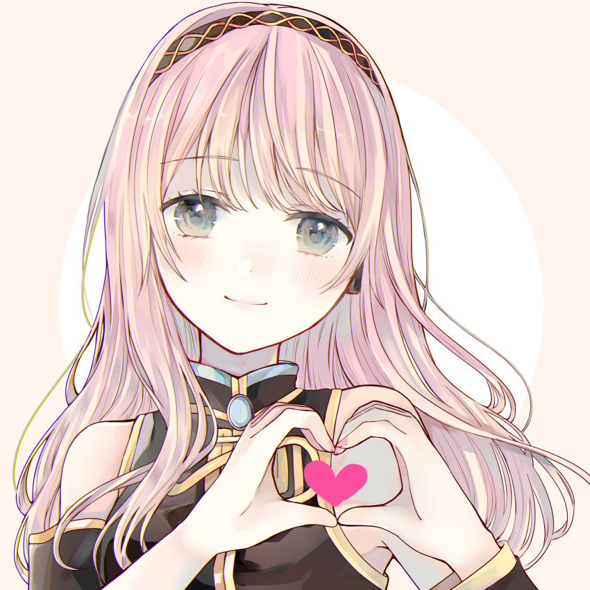 Safebooru - 1girl armband armpit crease bare shoulders black shirt black sleeves blue eyes blush ...