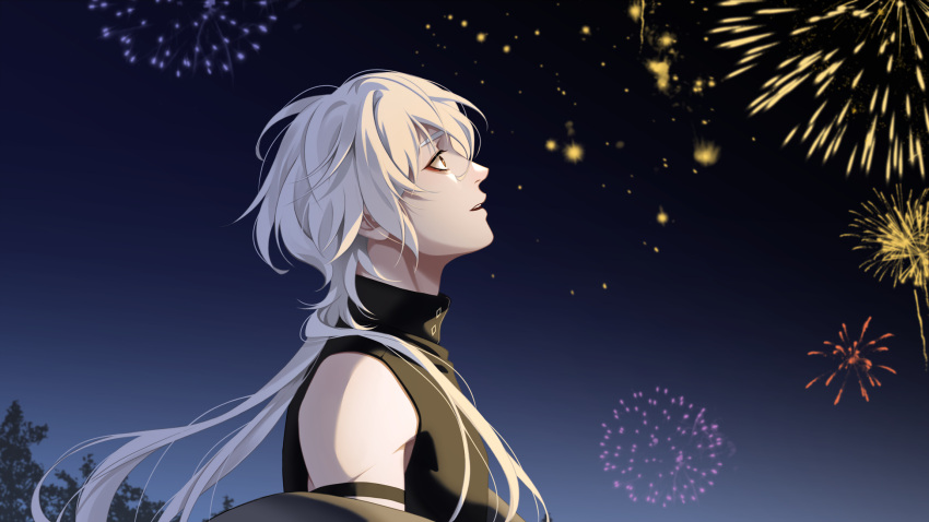 Safebooru - 1boy a date with death aegyo aerial fireworks casper (a ...