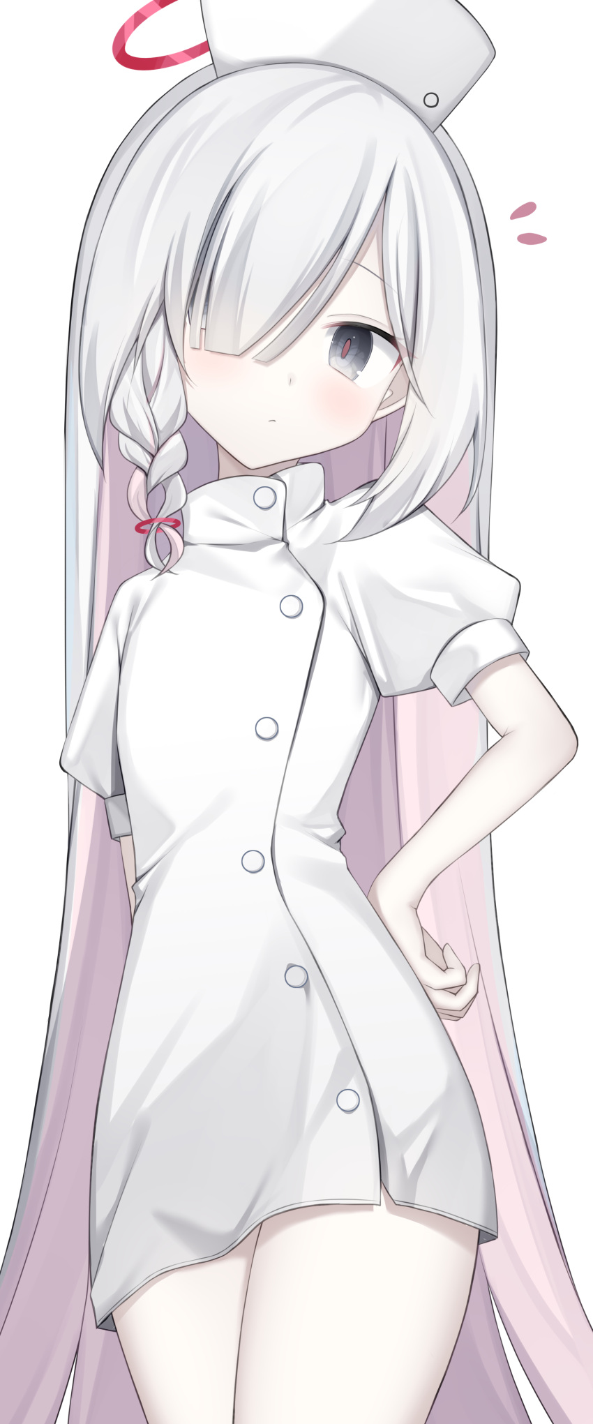 Safebooru - 1girl absurdres alternate costume blue archive blush braid colored inner hair ...