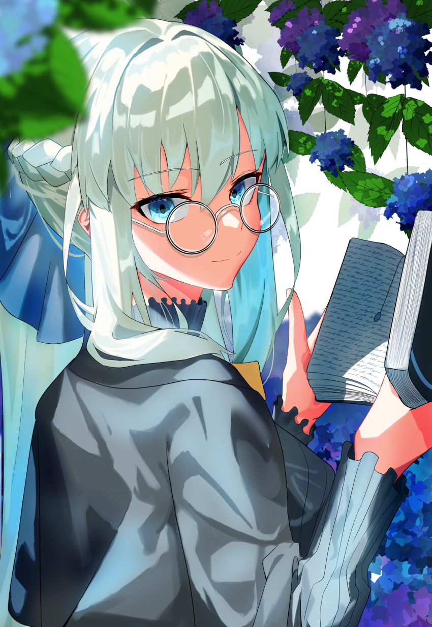 Safebooru - 1girl blue eyes book bow braid fate/grand order fate ...